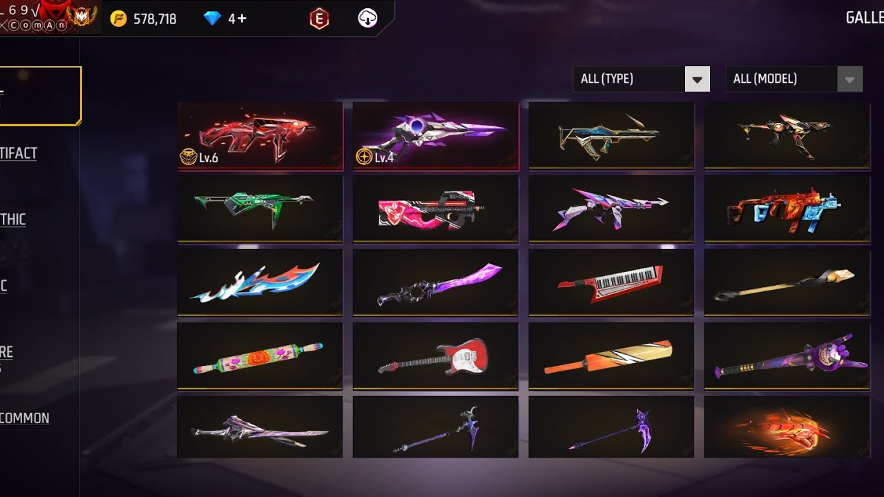 Part 2 || My Weapon Collections - YouTube