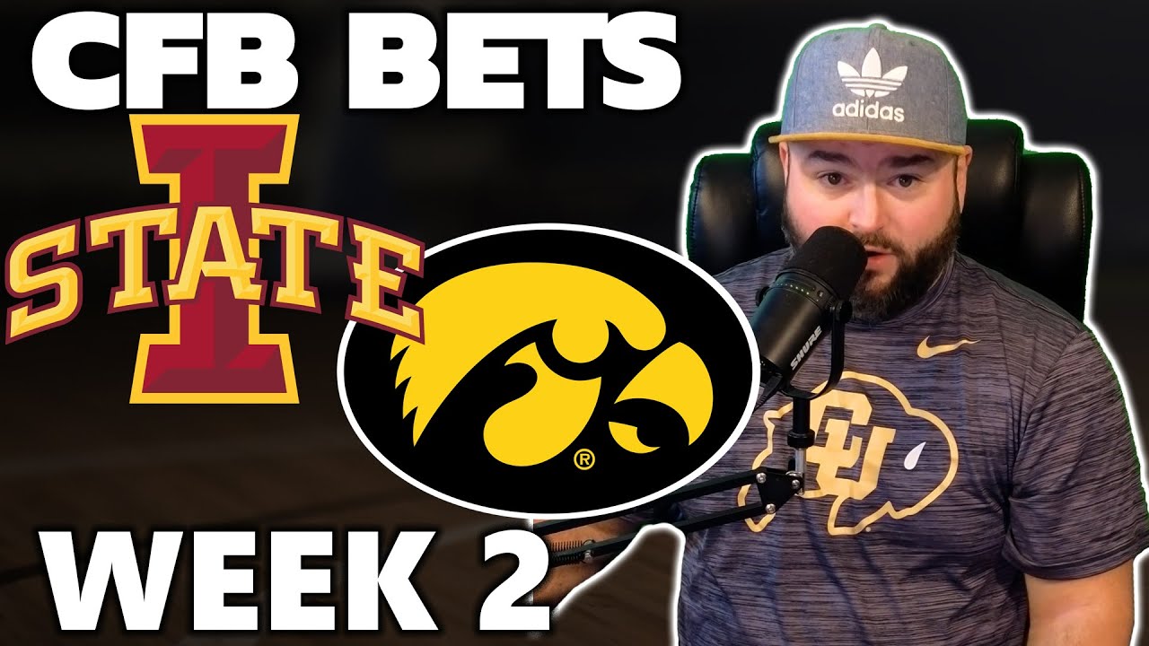 Iowa State vs Iowa Week 2 Bets - College Football Picks With Kyle Kirms ...