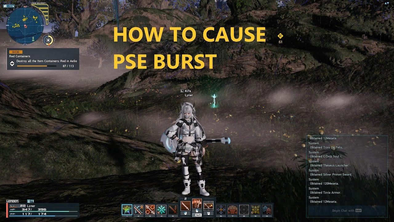 Guide how to cause PSE BURST | PSO2 NEW GENESIS - YouTube
