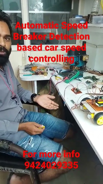 Automatic Speed breaker Detection based car speed controlling - YouTube