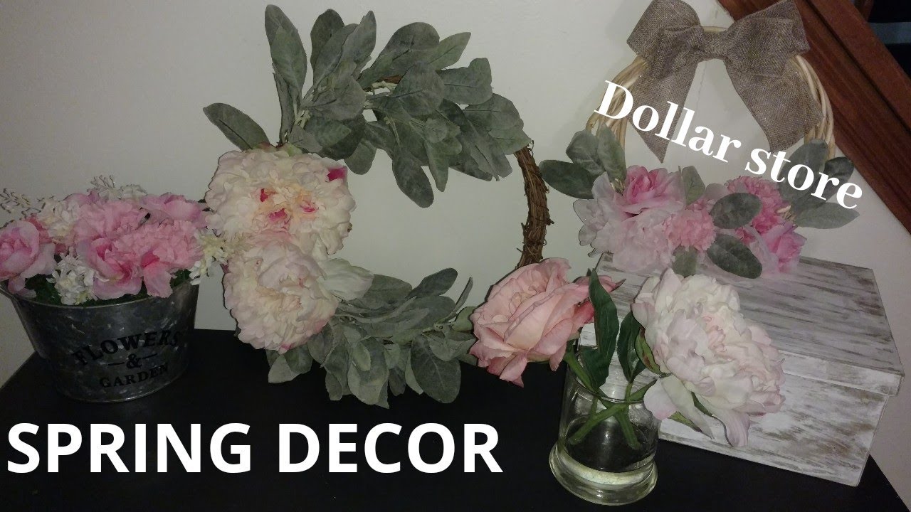 Diy spring home decor 2019 /dollar tree sping wreaths /diy Dollar tree ...