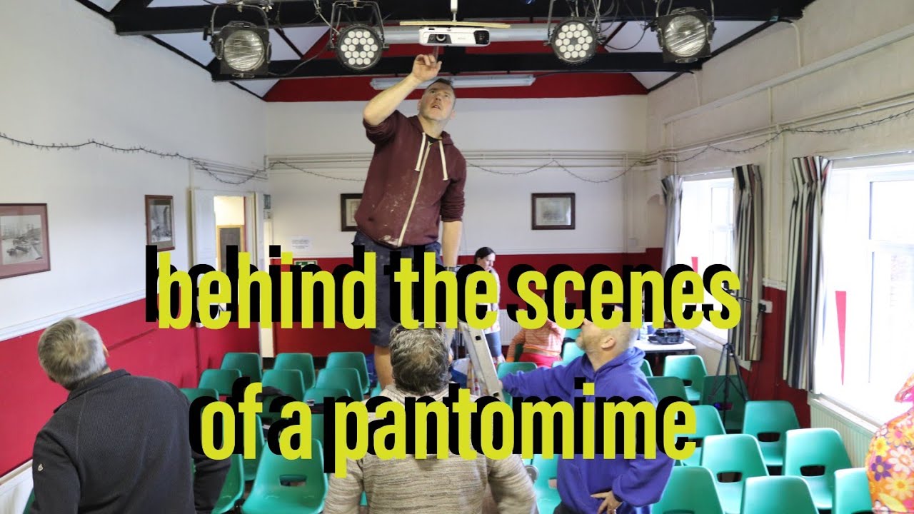 Behind the scenes of a pantomime - YouTube