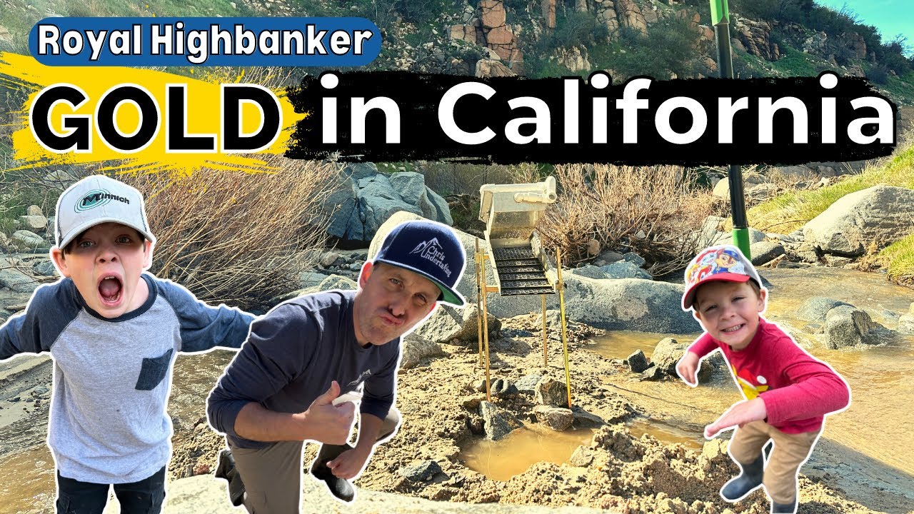 Royal Highbanker Sluice catch GOLD? - YouTube