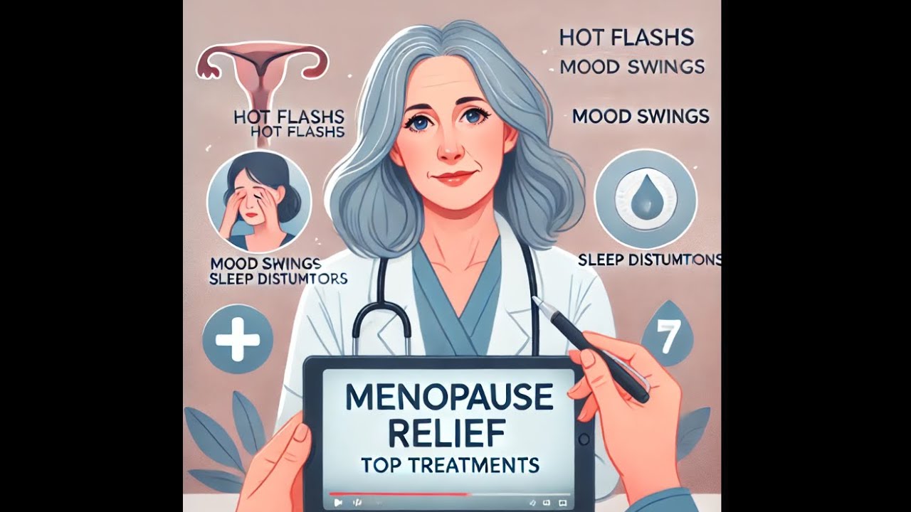 what drugs can be prescribed for menopausal symptoms? - YouTube