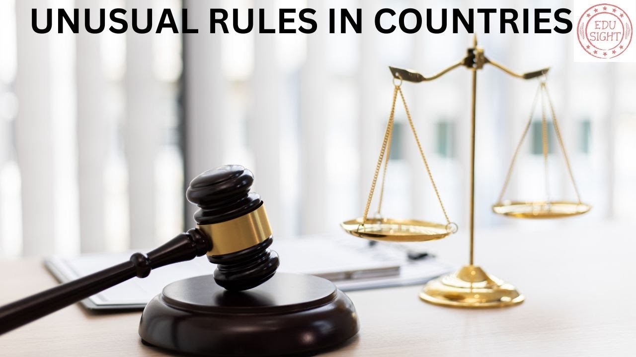 UNUSUAL RULES IN COUNTRIES - YouTube