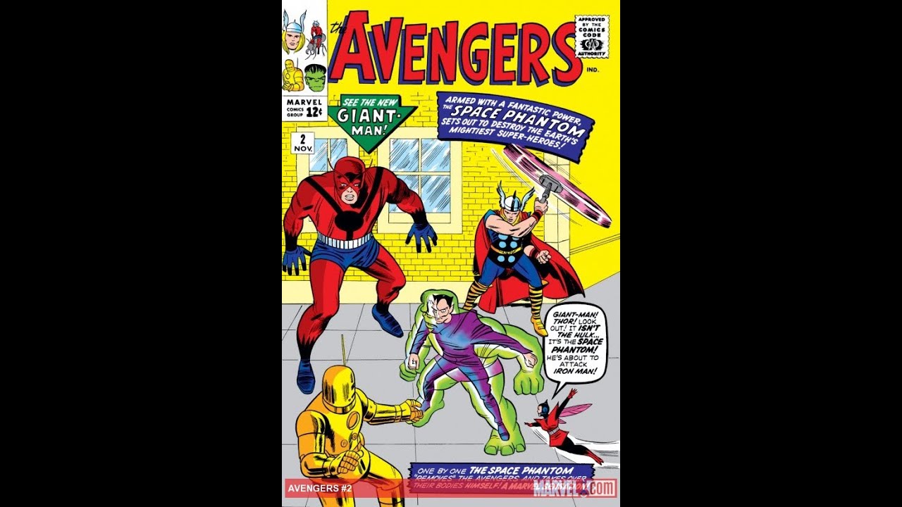 Avengers #2 (Avengers vs The Space Phantom) - Marvel Comics - YouTube