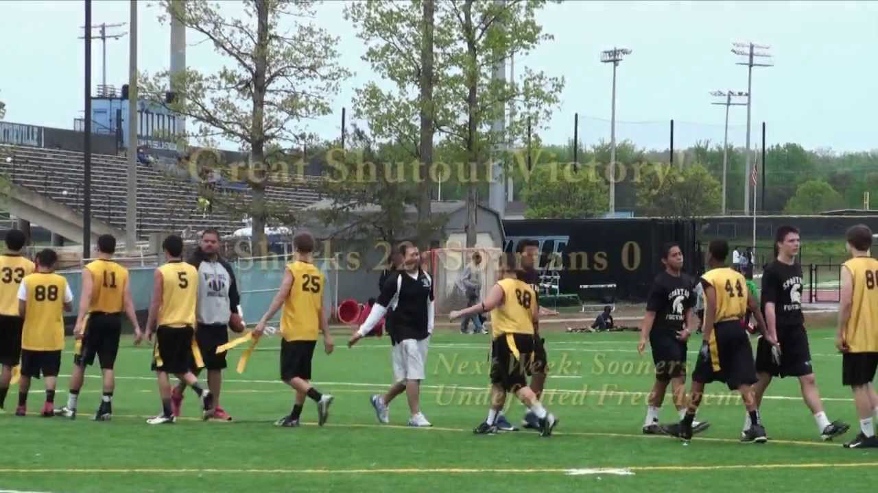 2013 Spring Flag Football -Manassas Sharks vs. Centreville Spartans ...