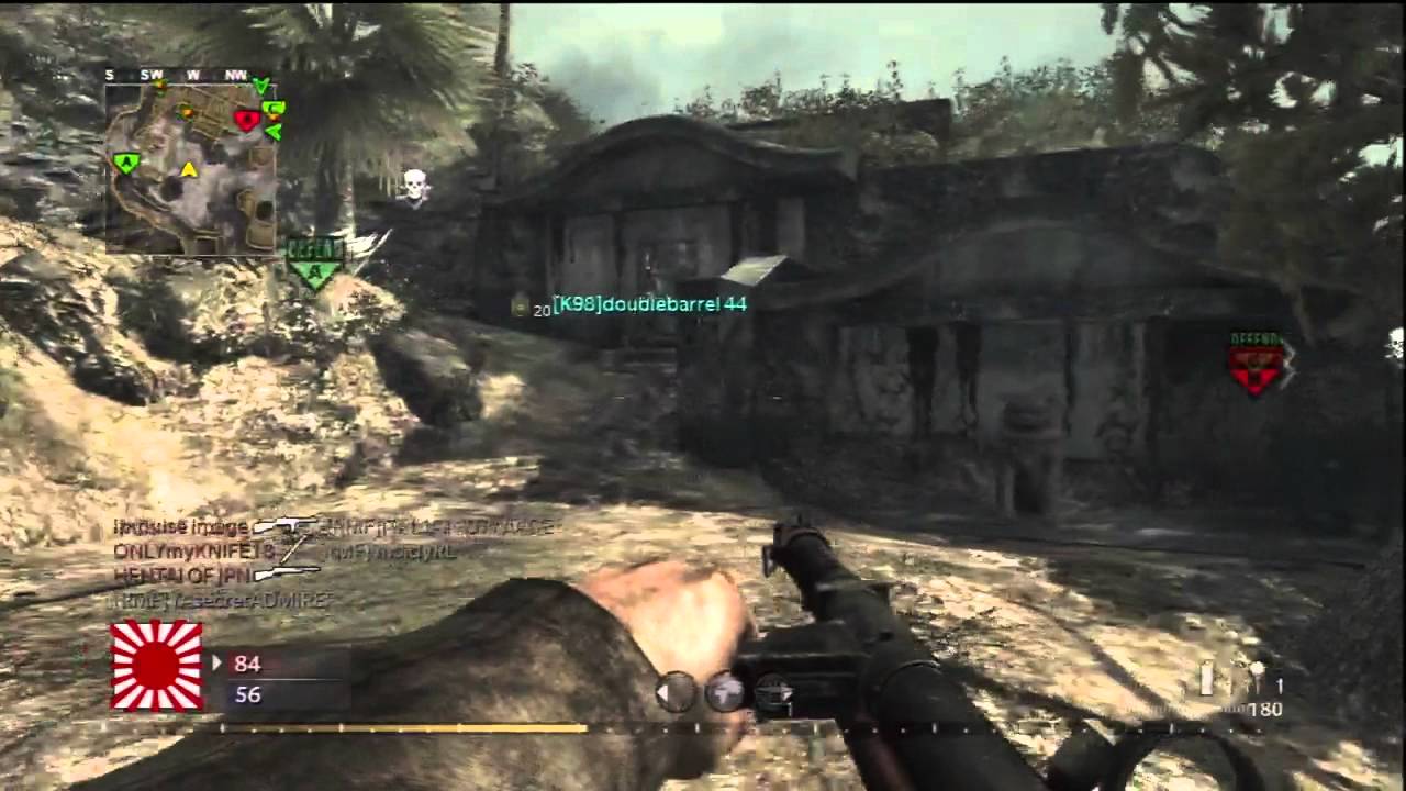 COD WORLD AT WAR DOMINATION CLIFFSIDE MAP (hazard map in BLACK OPS ...