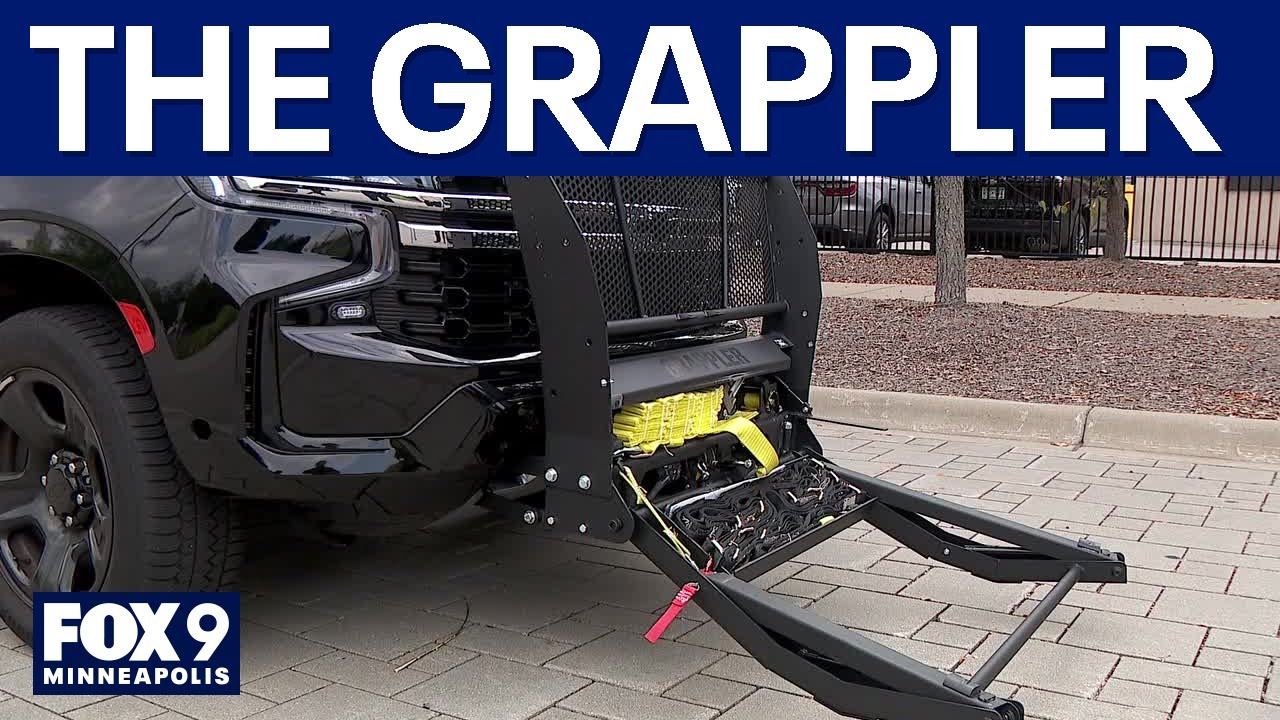 'The Grappler' deployed for first time during police pursuit - YouTube