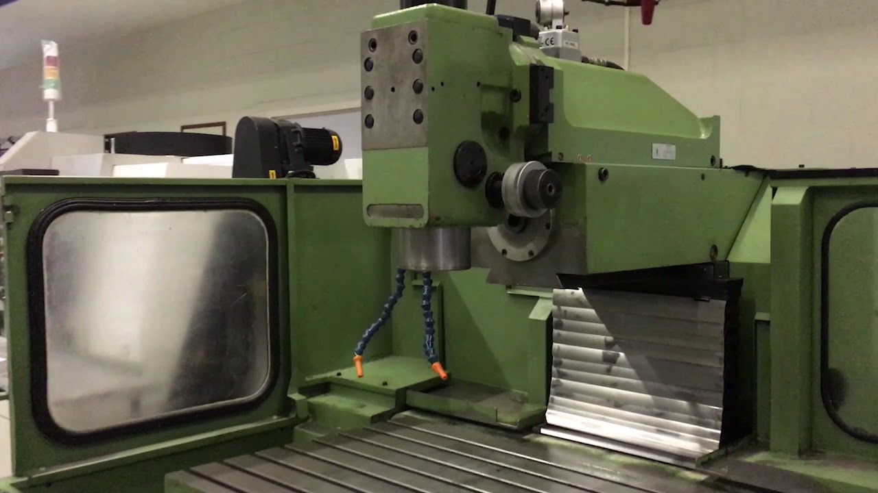 DECKEL FP4A Milling Machine (1991) - YouTube