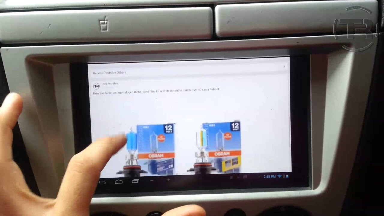 Nexus 7 Tablet install in Subaru Impreza - YouTube