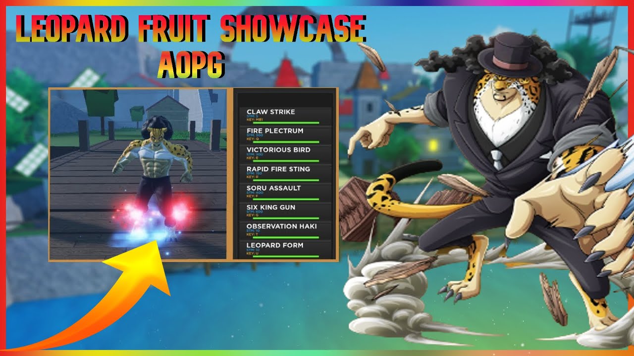 😱[AOPG] Fruta Leopard Showcase| A 0ne Piece Game |😱 full Español ...