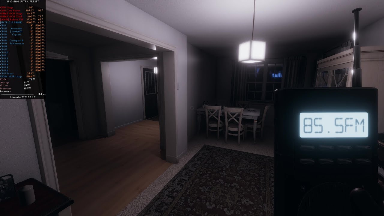[4K] Phasmophobia 🎮 Maximum Settings | Radeon VII 9900k | House Ghost ...