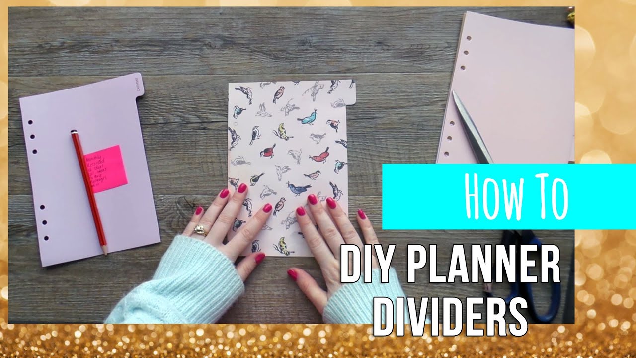 How To Make DIY Planner Dividers Part 1 YouTube How To Make DIY Planner Dividers Part 1 YouTube