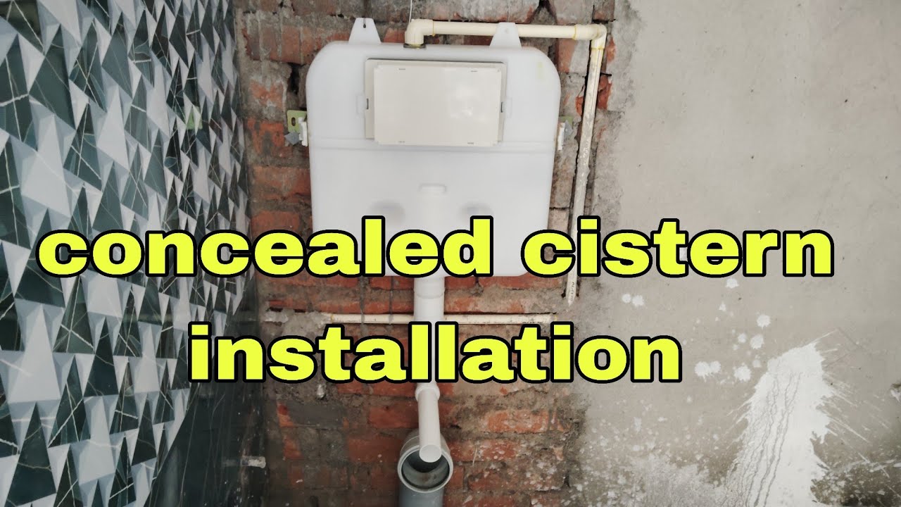 Jaguar concealed cistern installation in bathroom# - YouTube