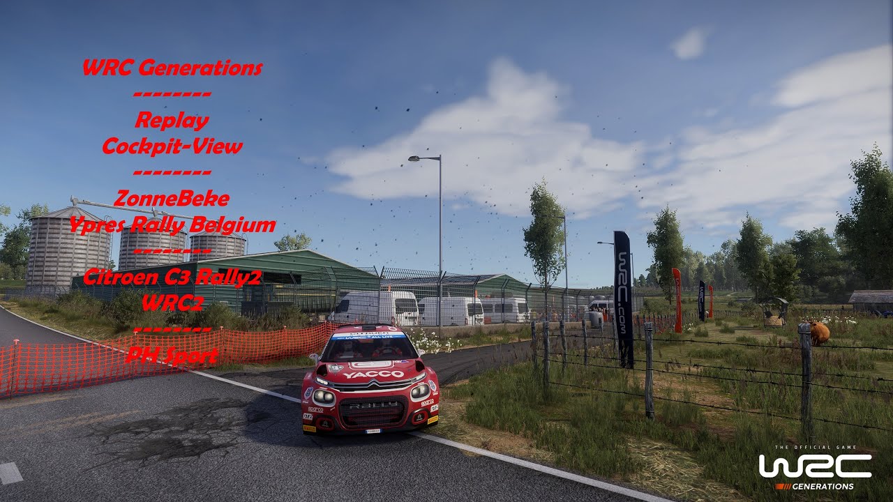 WRC Generations / Replay Cockpit-View / Citroen C3 Rally2 WRC2 ...