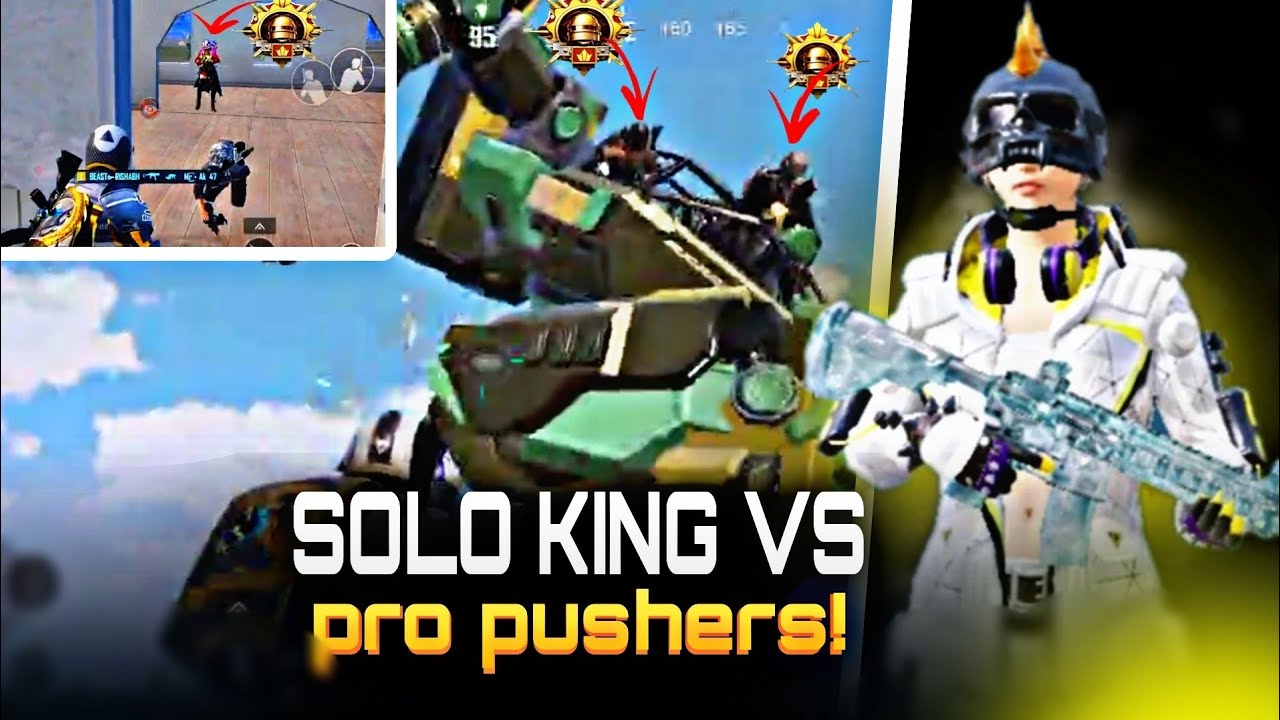 SOLO KING vs PRO AGGRESSIVE CONQUEROR PLAYERS SQUAD [Pro Player ...