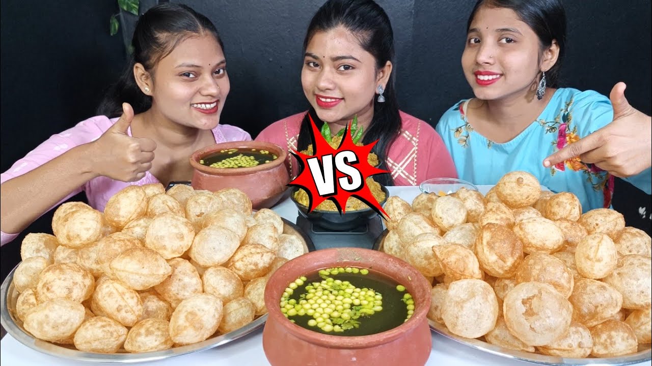 200 Golgappa In Just 5 Minute Challenge | Spicy Matka Golgappa | Spicy ...