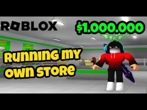 Running my own store in Roblox Work at a supermarket - YouTube