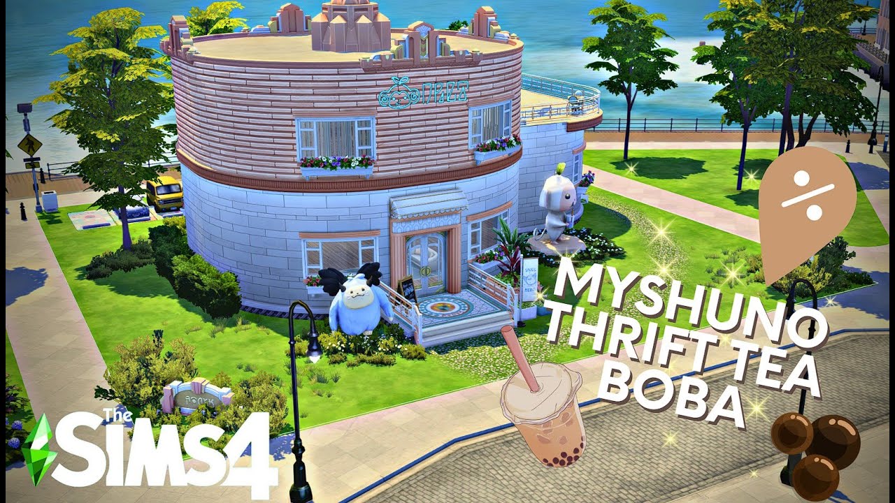 Thrifty Boba Myshuno | Sims 4 Store | Speed Build - YouTube