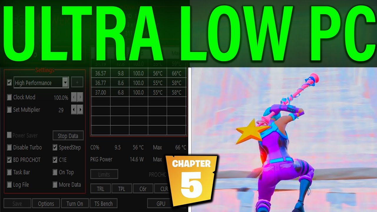 New Chapter 5: How To Get ULTRA LOW Graphics In Fortnite! (FPS BOOST) 0 ...