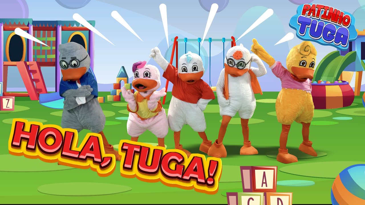 Patinho Tuga - Hola Tuga (Desenho Infantil) - YouTube