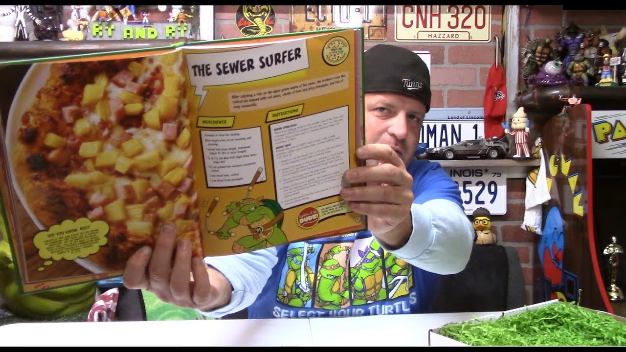 Teenage Mutant Ninja Turtles Pizza Cook Book Unboxing - TMNT - YouTube