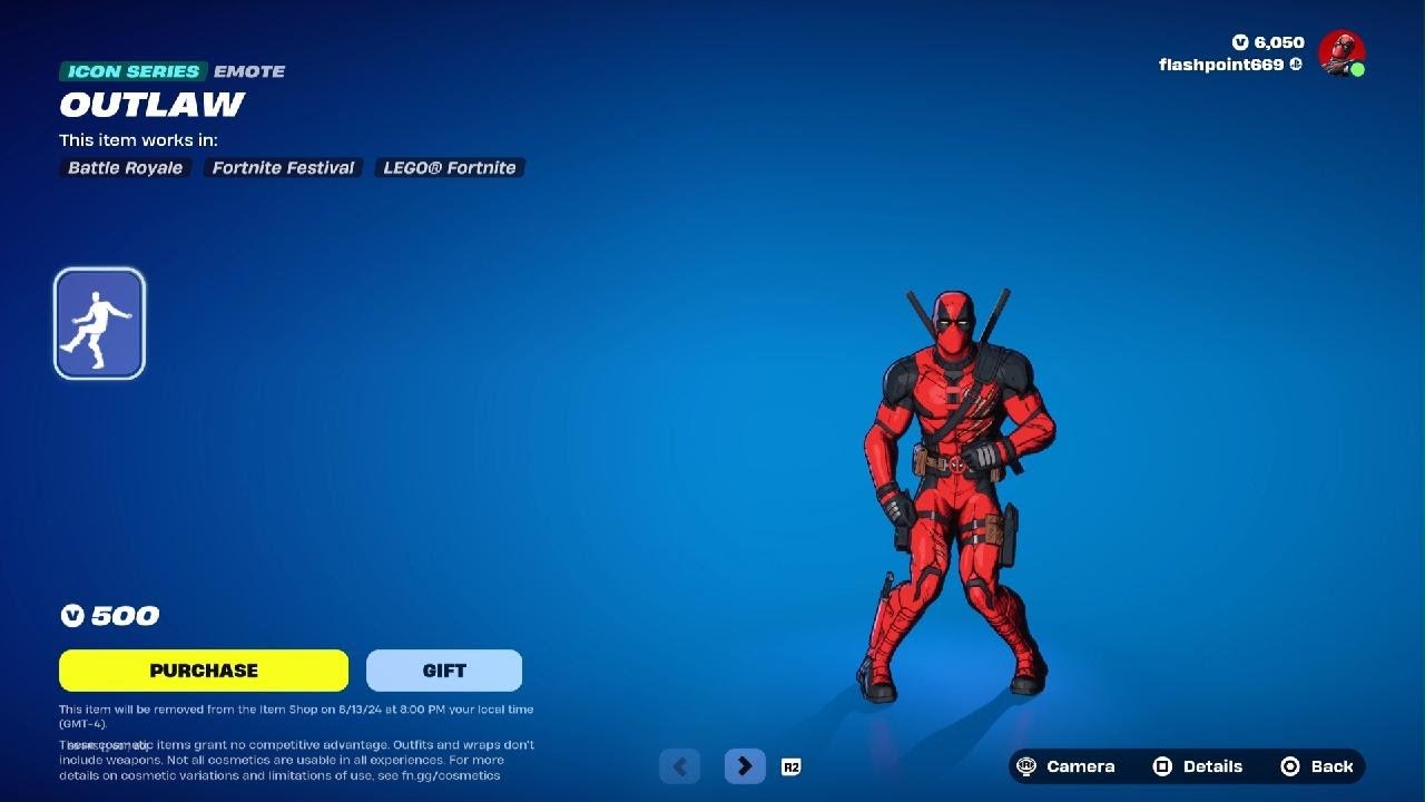 Fortnite Outlaw Emote Showcase - YouTube
