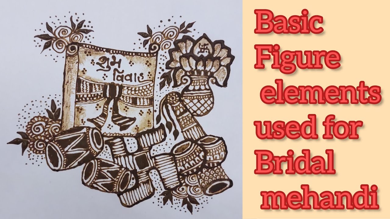 Basic Figures elements used for Bridal mehendi|Dulhan mehandi me use ...