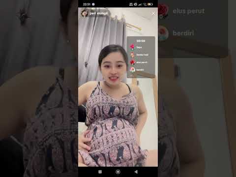 Bumil cantik live pamer perut buka baju sexi banget #bumilcantik #live #mamamuda 