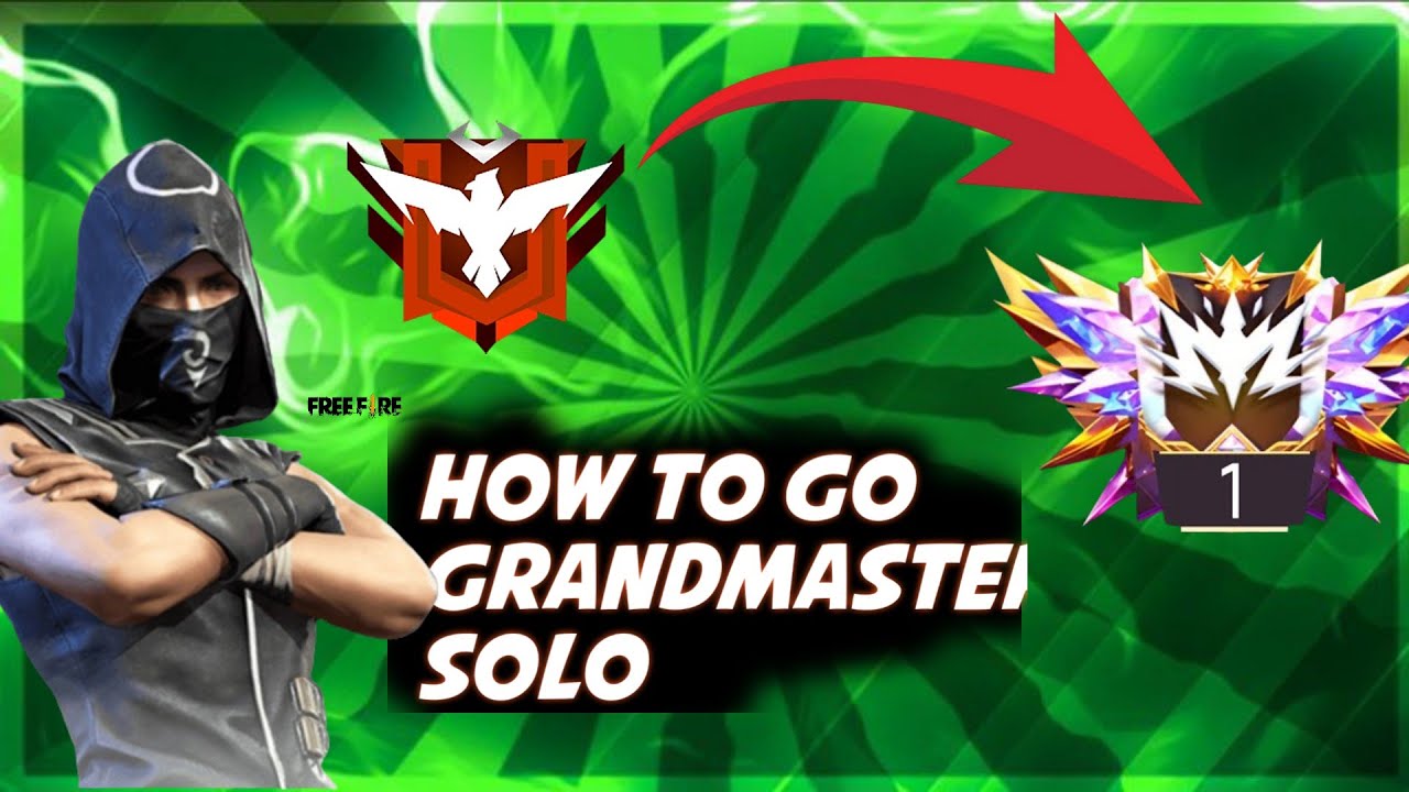 how to go grandmaster in solo 💯#freefire #funny #grandmaster #comedy # ...