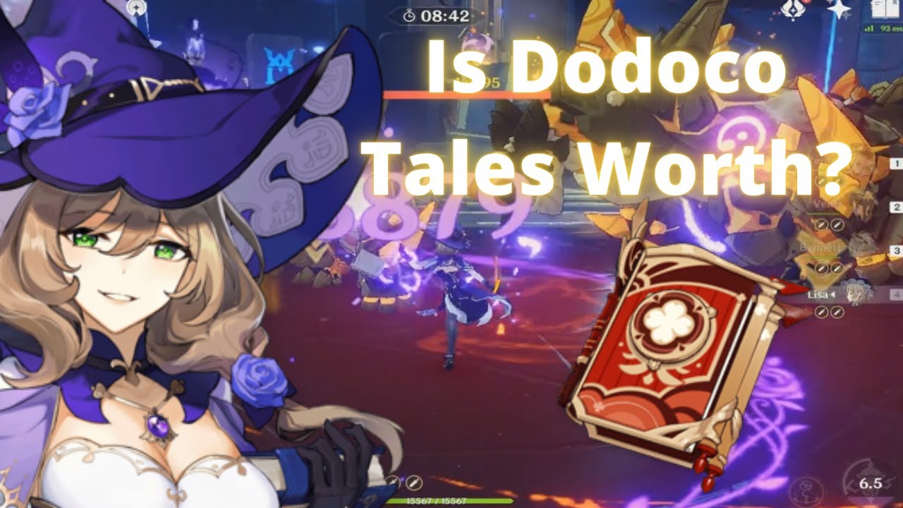 Genshin Impact Lisa with R5 Dodoco Tales Test (build update) - YouTube