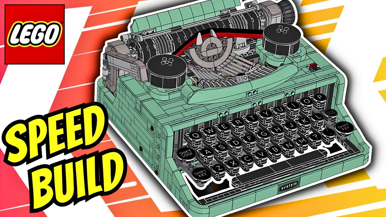 LEGO Typewriter 21327 | Speed Build - YouTube