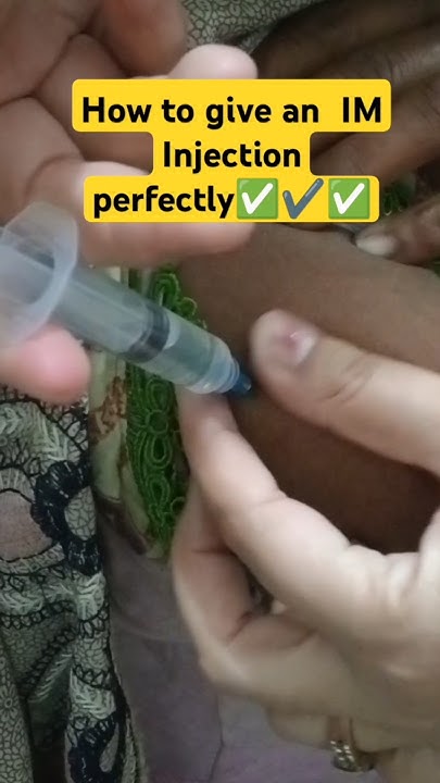Deltoid IM injection # how to give intramuscular injection perfectly #shorts - YouTube