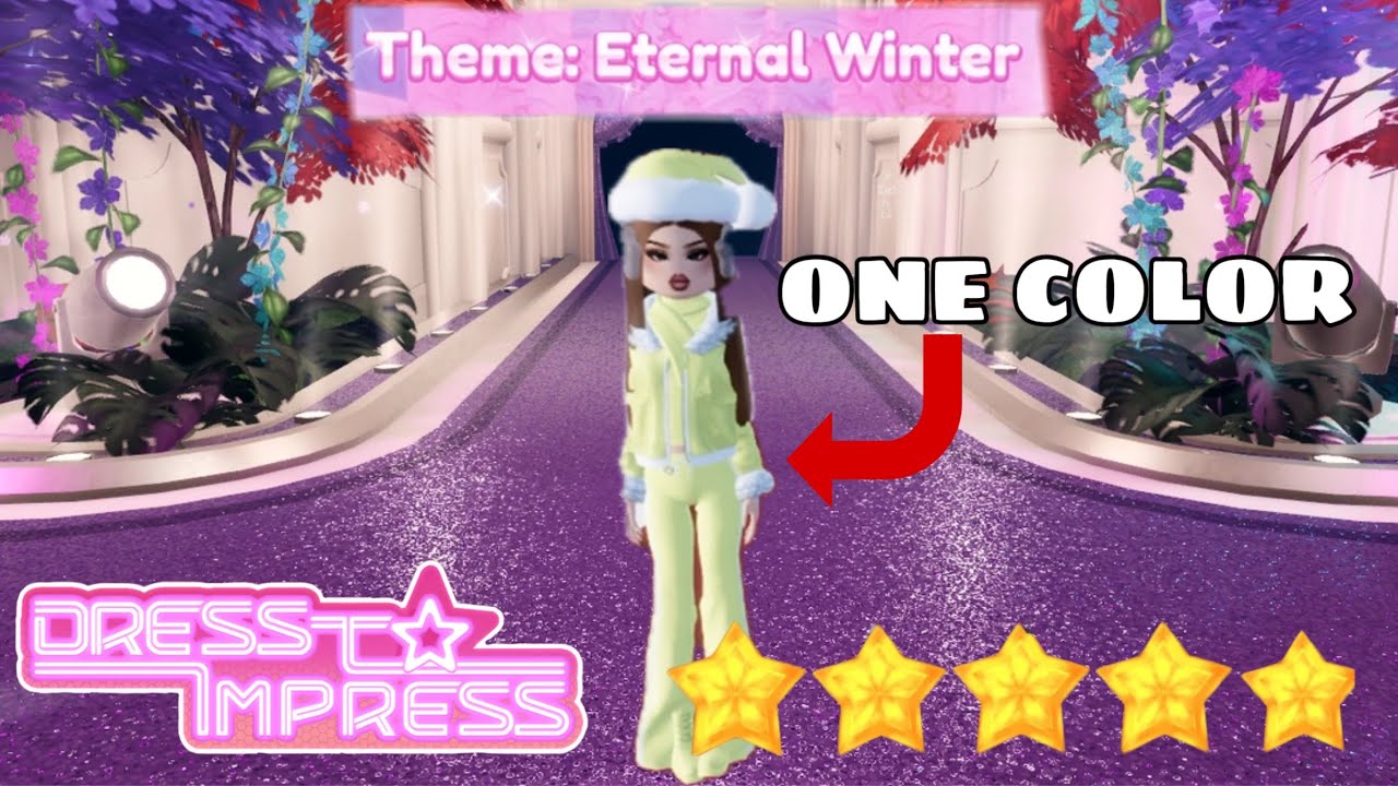 ONE COLOR DRESS TO IMPRESS CHALLENGE!!! - YouTube