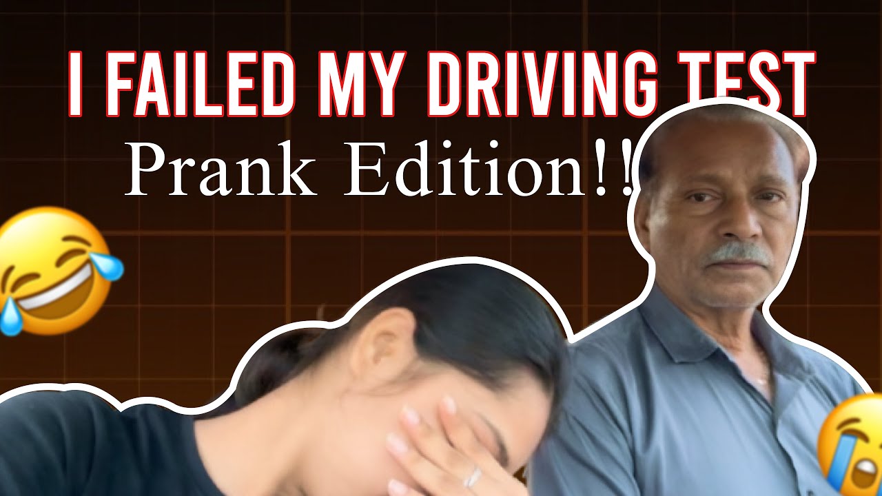 They Thought I Failed My Driving Test! | Funny Prank Vlog - YouTube