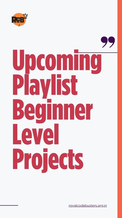 🚀 Explore our upcoming playlist on JavaScript, HTML, CSS projects. Stay ...