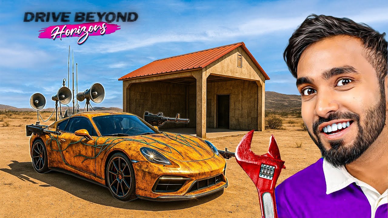 BUILDING MY OWN CAR IN DESERT | Drive Beyond Horizon | EP 1 ...