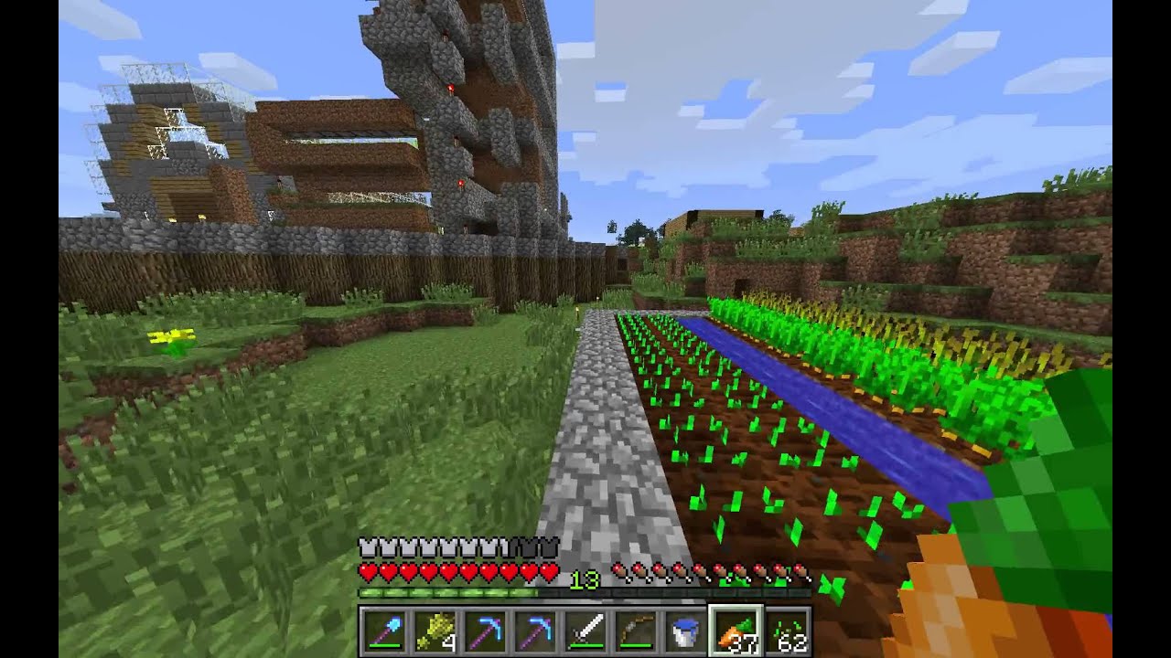 Let's play minecraft with Garfield (mistermoment) - YouTube