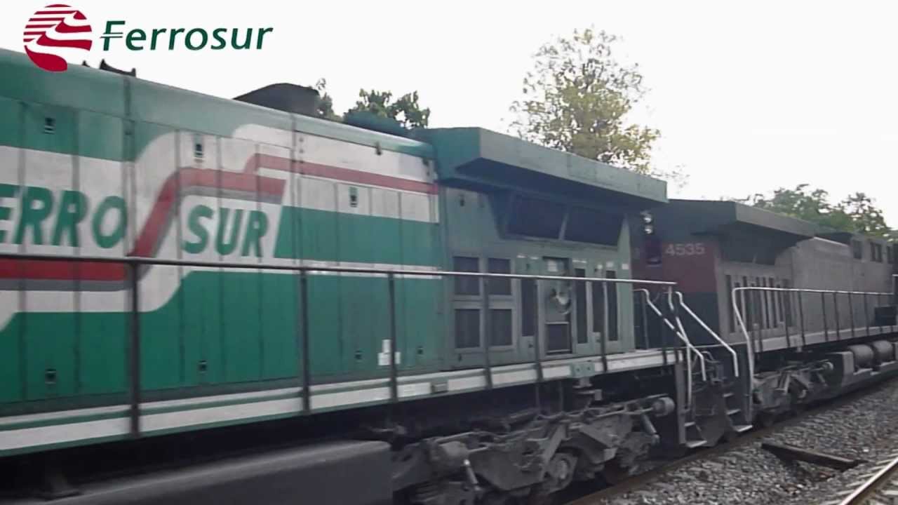 Ferrosur 4720 - 4426 - 4429 - 4435 - 4431 - 4413 Fortin Veracruz - YouTube