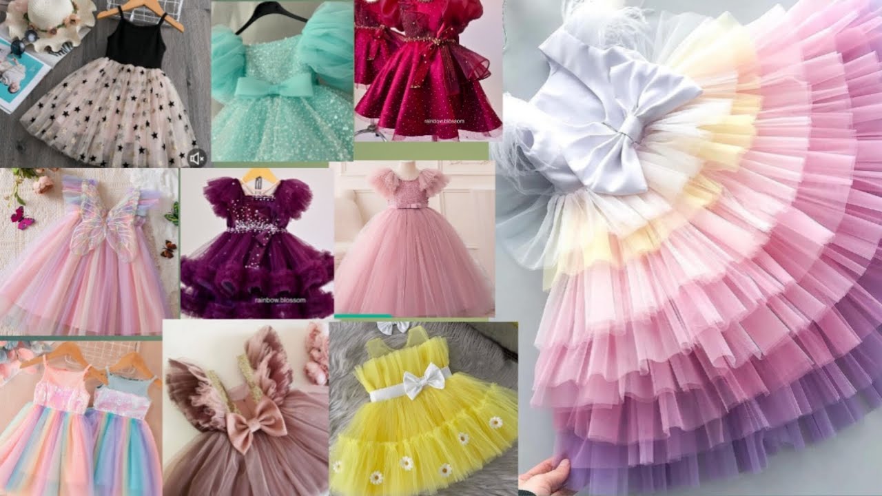 trending froks for babies 👌🤗🌸# amazing dress designs ️#💞👌🤗fancy froks ...