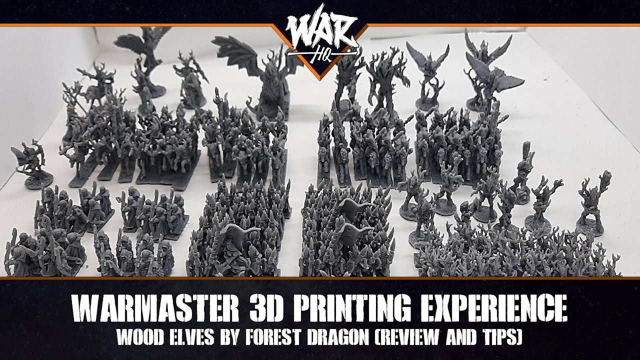 Warmaster 3D Printing Experience - Wood Elves - YouTube