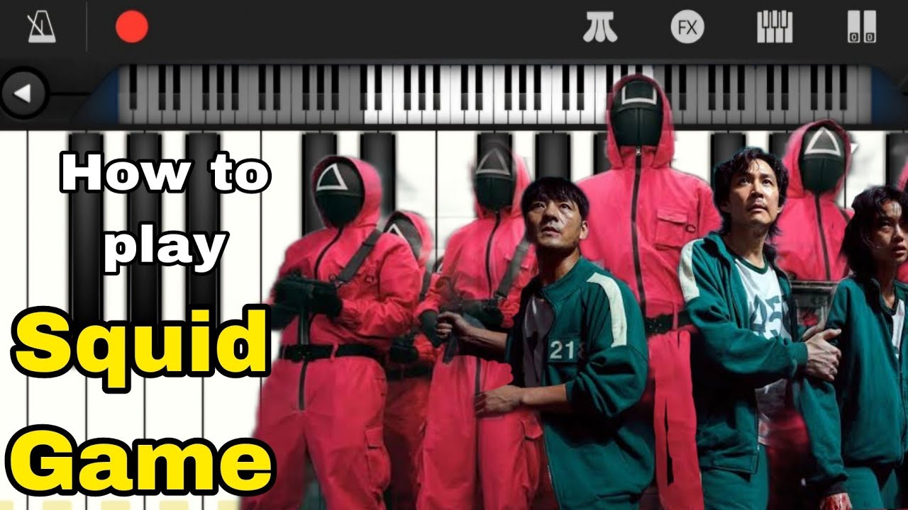 How to play squid game theme music ? تعلم عزف موسيقي مسلسل الحبار - YouTube