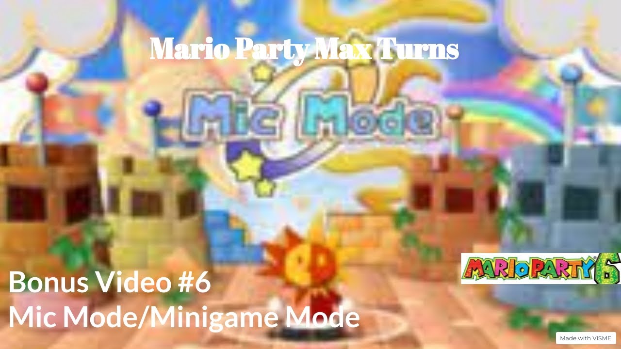 Mario Party 6 Livestream: Mic Mode and Minigame Mode - YouTube
