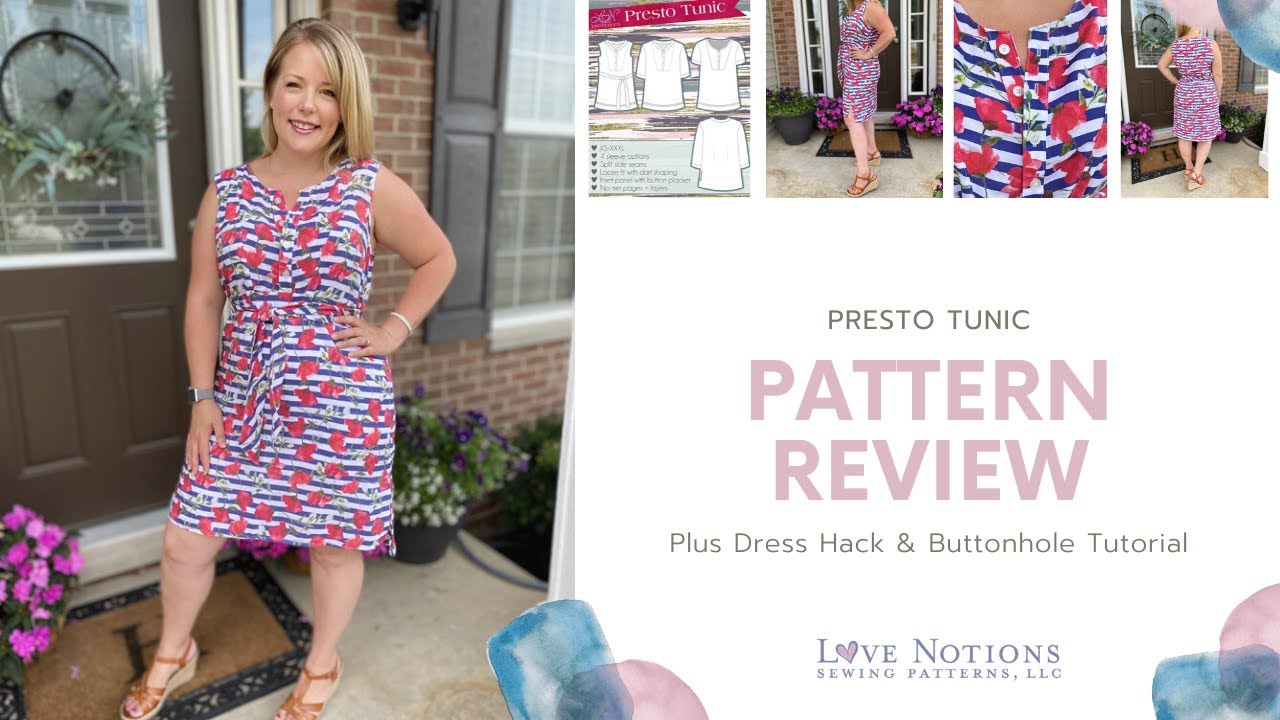 Presto Tunic Pattern Review - YouTube