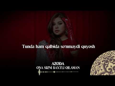 Azoda - Ona sizni baxtli qilaman | Milliy Karaoke