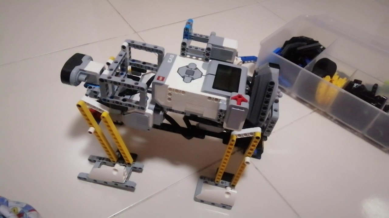 Ev3 walking robot - YouTube