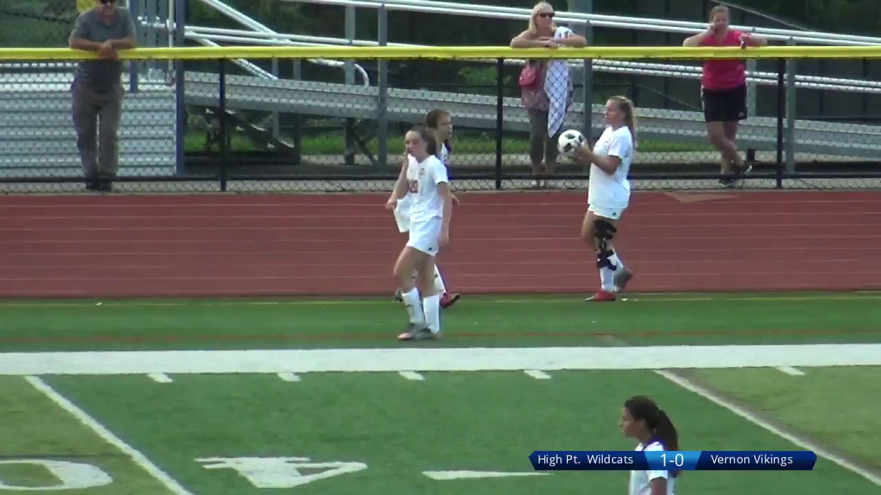 High Point Wildcats vs. Vernon Vikings Girls Soccer FULL GAME - YouTube