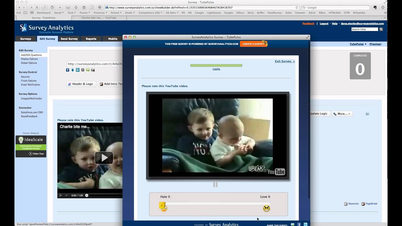 Rate YouTube Videos in Your Survey Using TubePulse - YouTube