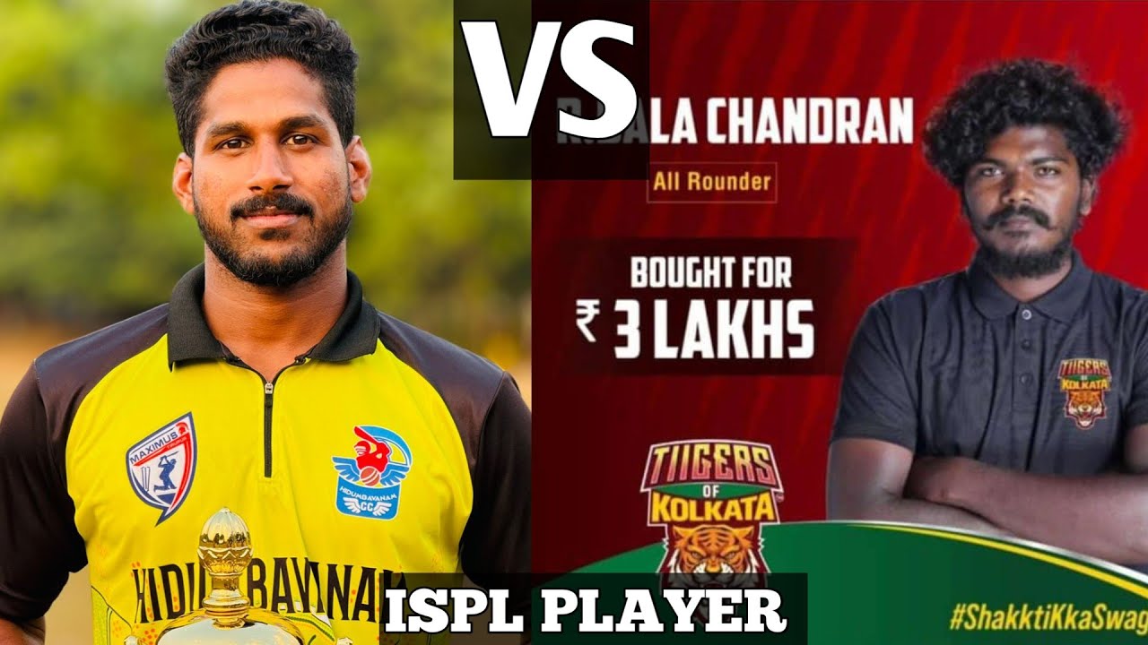 ISPL players Bala and Vicky Today ISPL live match || Mohan Media ...